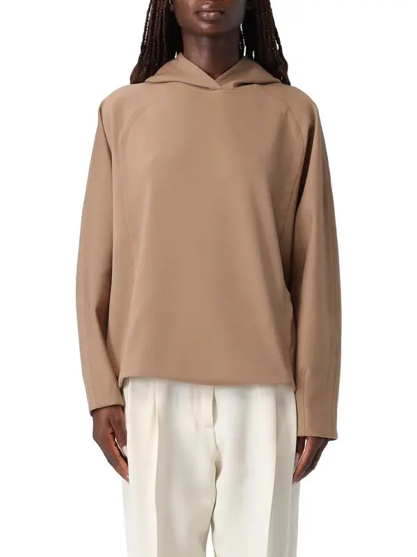 Max Mara Hooded Sweatshirt - Brown