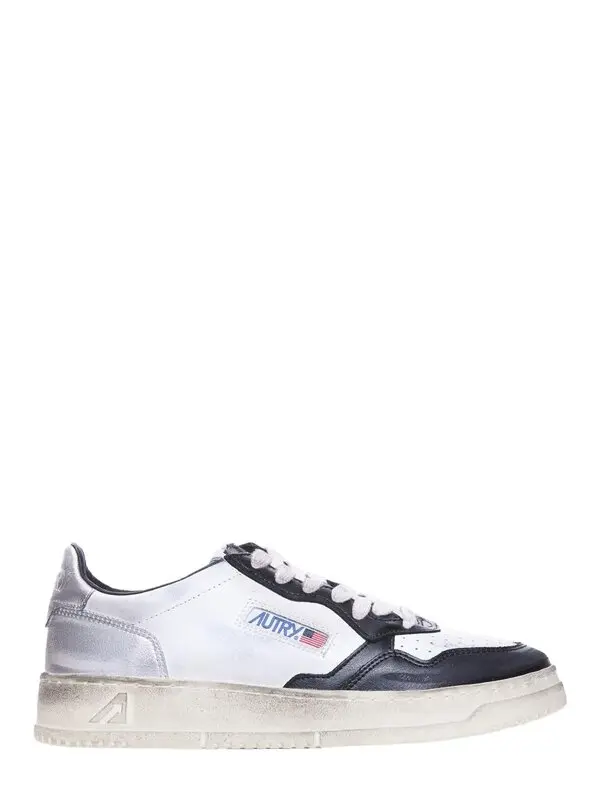 AUTRY Lace-up Leather Sneakers - Bianco 3