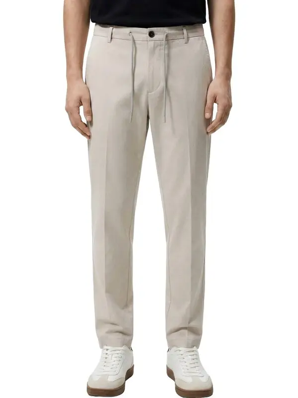 Eleventy Tailored Drawstring Trousers - Sand