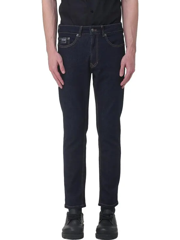 Versace Slim Fit Stretch Denim Jeans - Blue