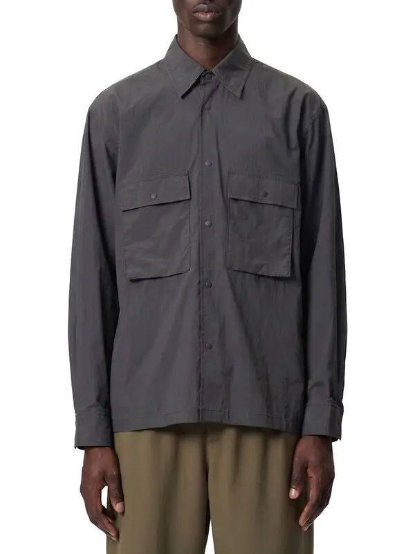 GOLDWIN Nylon Casual Shirt - Grey