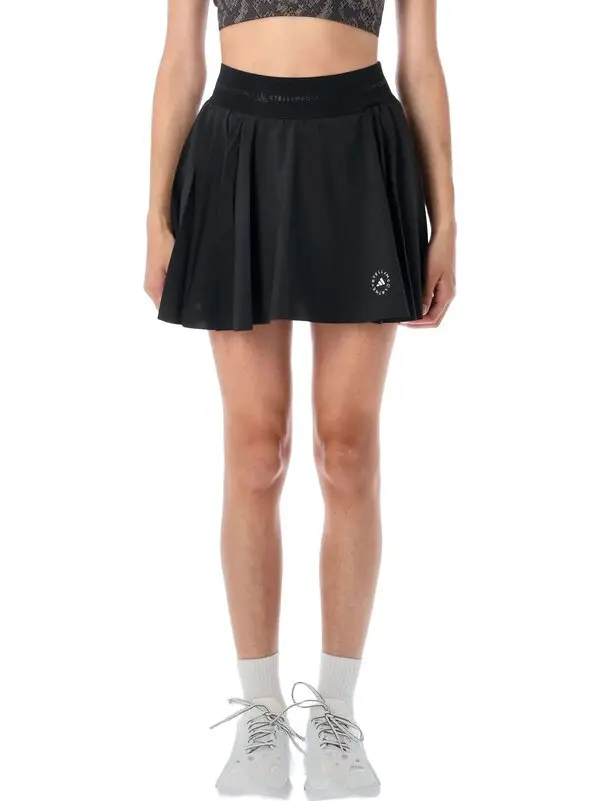 Adidas By Stella McCartney Pleated Tennis Skirt - Black