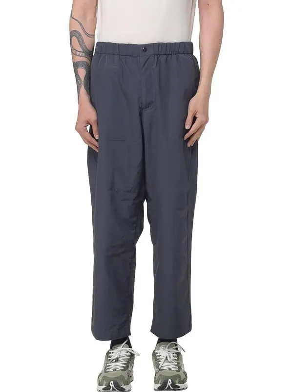 GOLDWIN Wide Technical Nylon Trousers - Grey