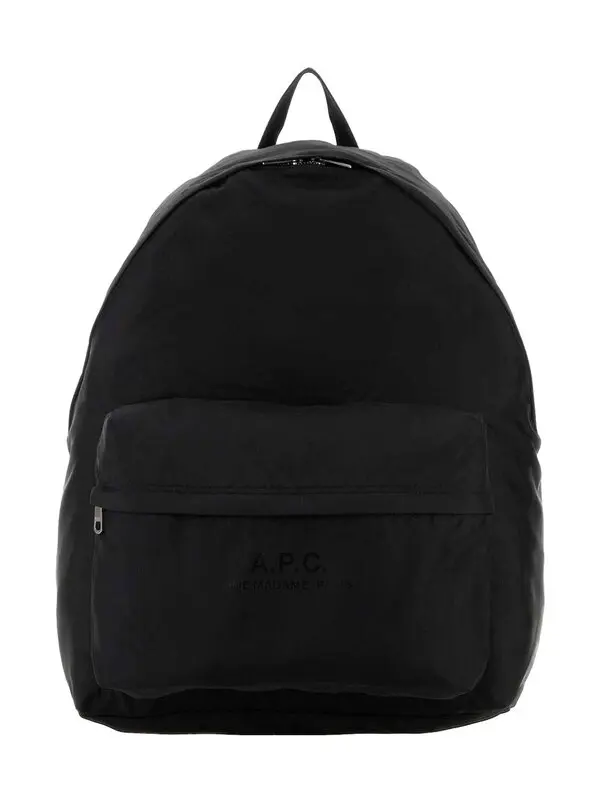 A.p.c. Nylon Backpack - Black