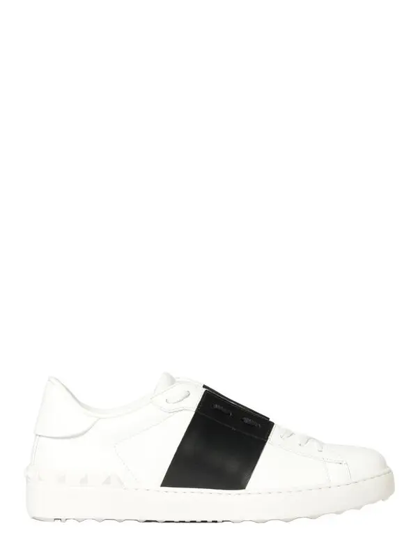 Valentino Garavani Open Leather Sneakers - White 1