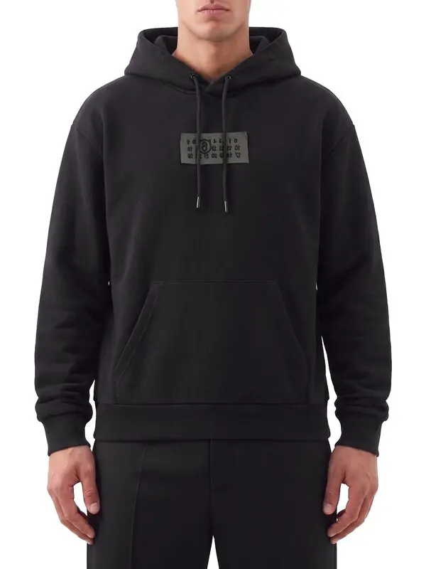 MAISON MARGIELA Cotton Hoodie With Logo - Black