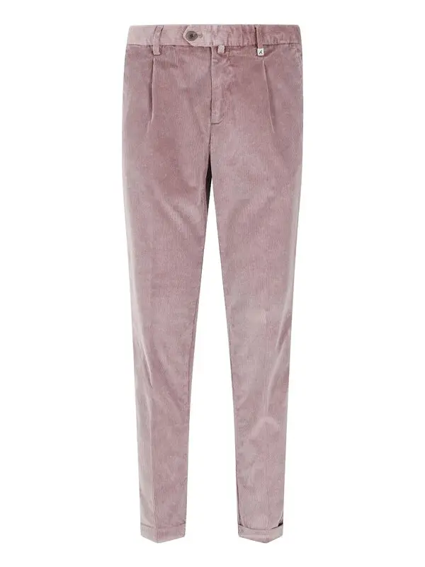 MYTHS Tailored Corduroy Trousers - Pink