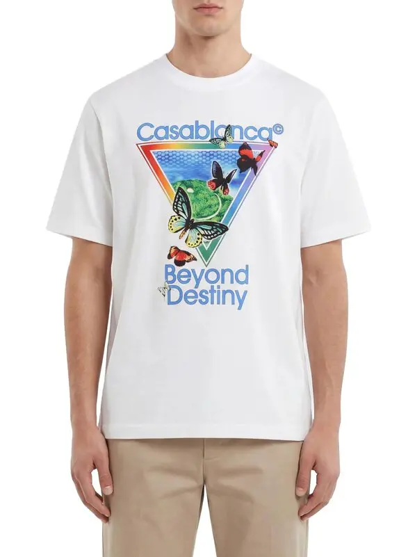 Casablanca T-shirt Colour - White