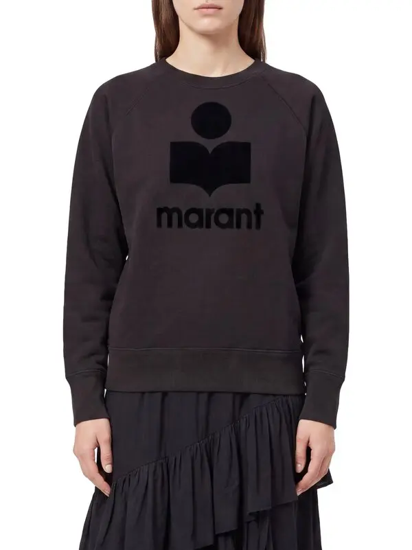 Isabel Marant Étoile Logo Sweatshirt - Black