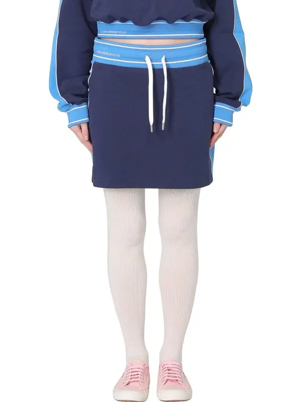 Casablanca Athletic Skirt - Navy