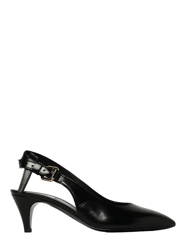 Moschino Slingback Heels - Black