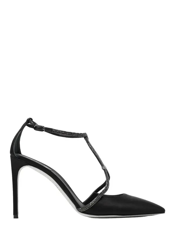 Rene Caovilla Embellished Court Shoes - Black