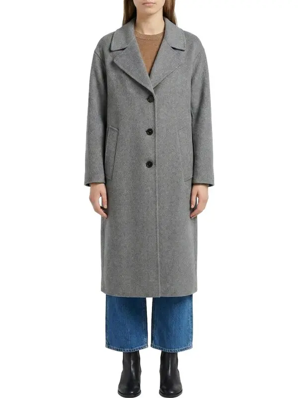 Max Mara Single Breasted Coat - Grey