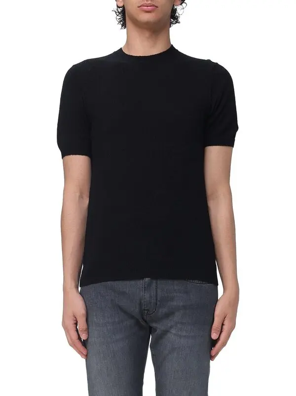 DRUMOHR Crew Neck Knit Top - Black