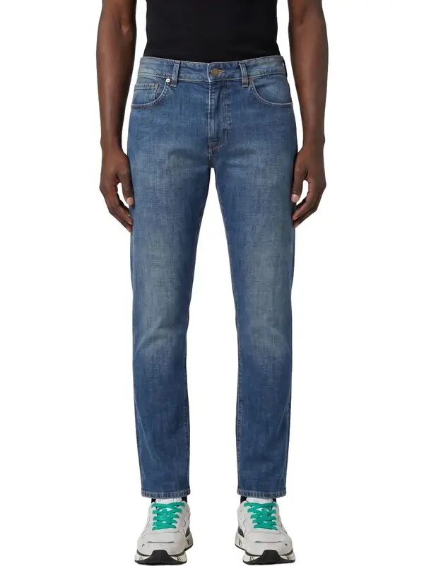 Incotex Slim Fit Cotton Denim Jeans - Blue