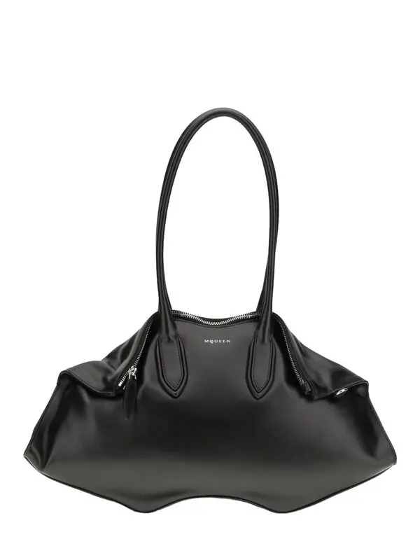 Alexander McQueen Leather Handbag - Black