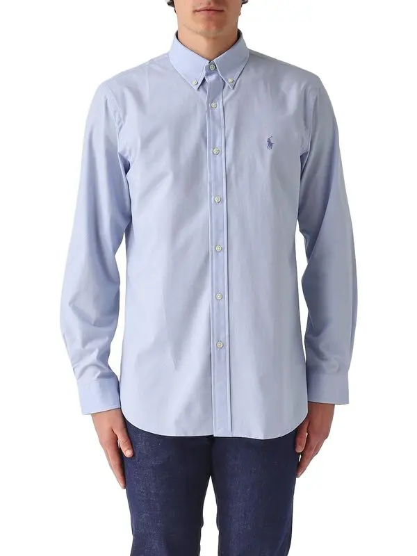 Polo Ralph Lauren Classic Cotton Shirt - Gnawed Blue
