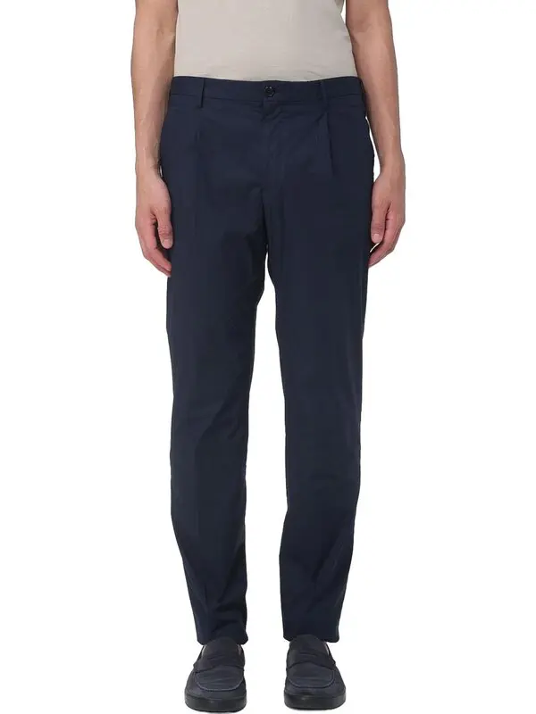 Incotex Gabardine Chino Trousers - Blue