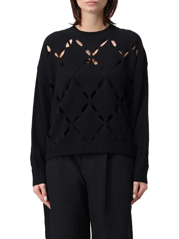 Liu Jo Jumper With Cut-out Detailing - Black