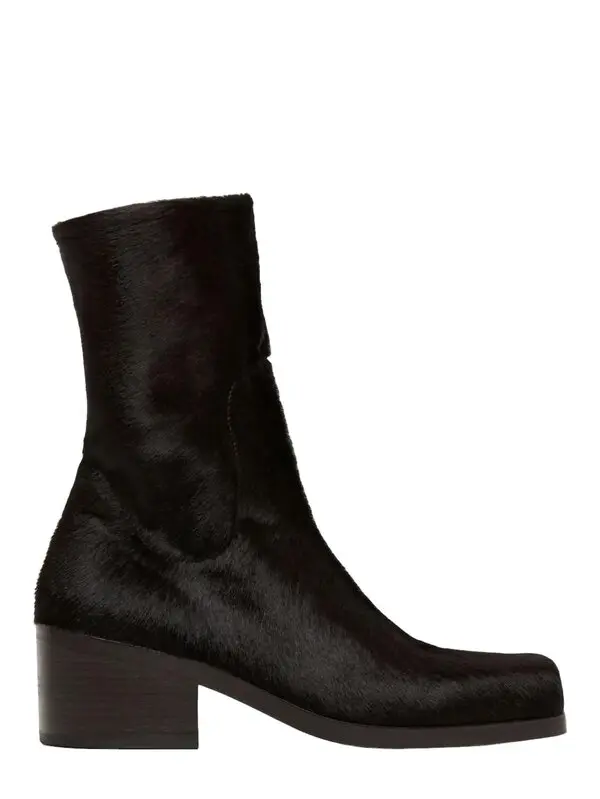 Marsèll Cassello Pony Hair Ankle Boots - Brown