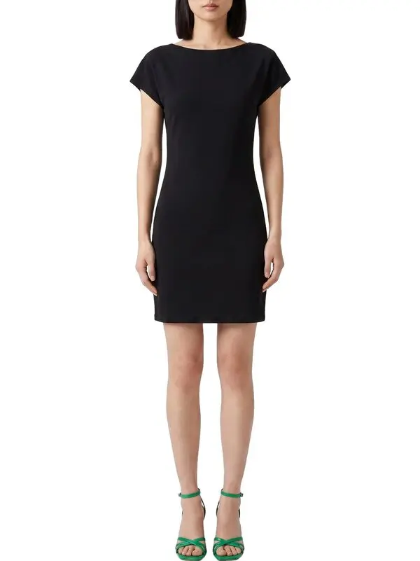Jacquemus Cut-out Sheath Mini Dress - Black