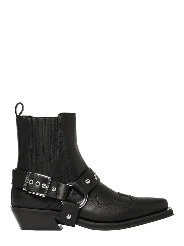 GANNI Ankle Boots - Black