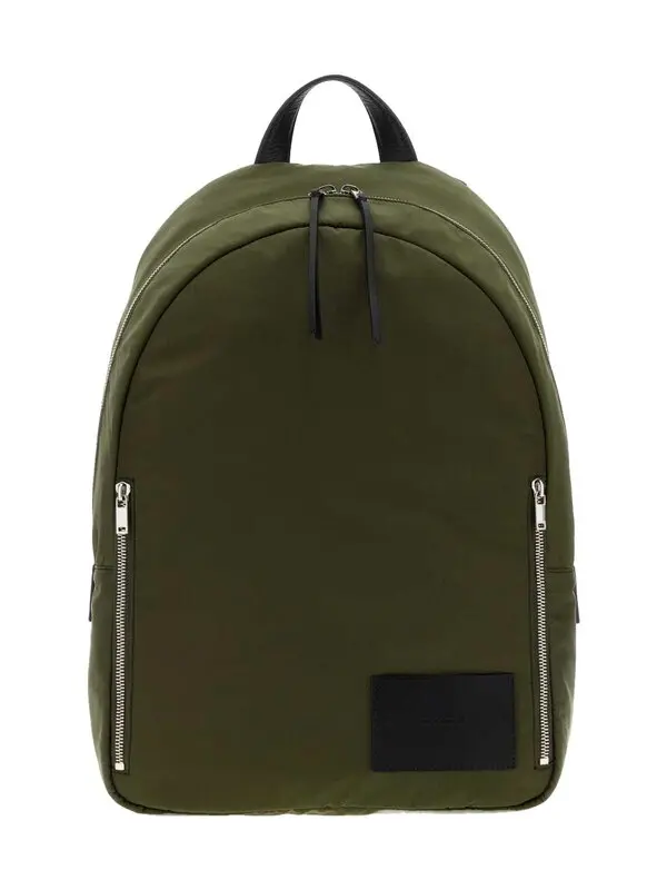 JIL SANDER Nylon Backpack With Applied Logo - Olive