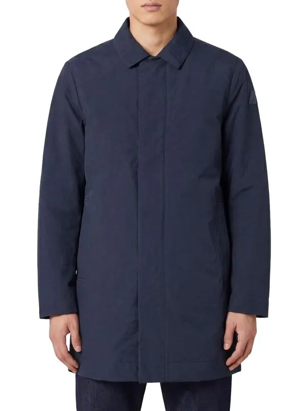 K-WAY Cotton Blend Raincoat - Blue