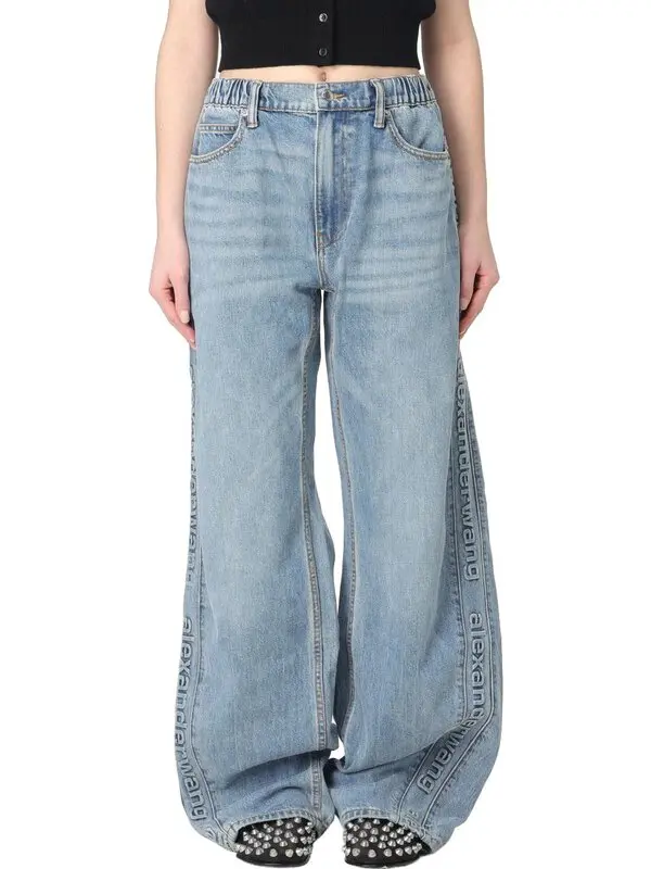 Alexander Wang Wide Leg Jeans - Denim