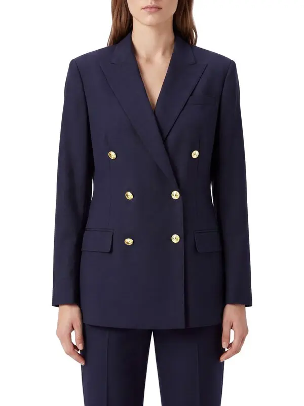 Polo Ralph Lauren Double Breasted Blazer - Blue