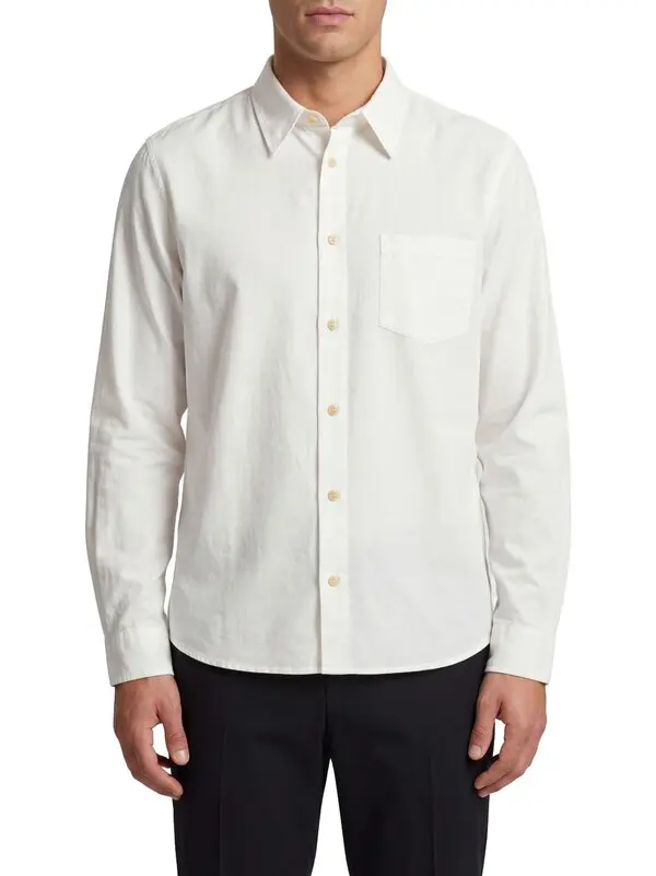 A.p.c. Linen Blend Shirt - Blue