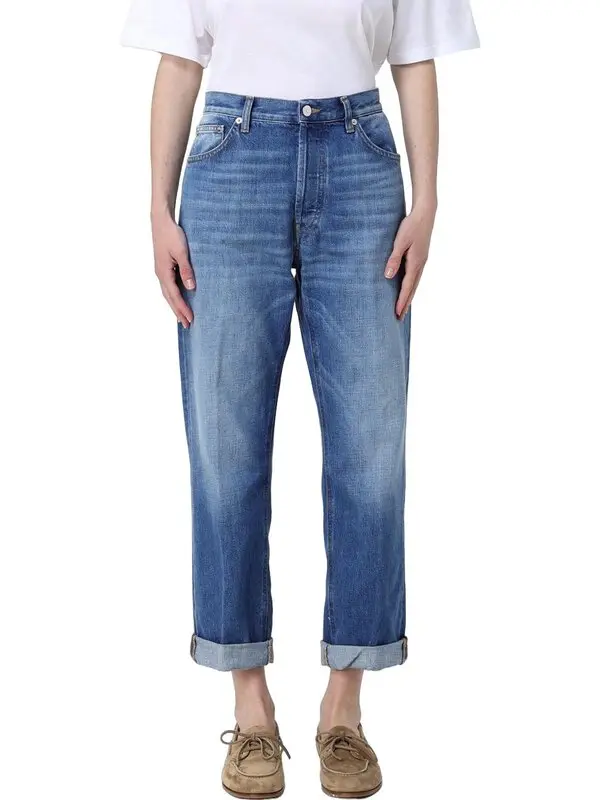 DONDUP Cropped Denim Jeans - Blue