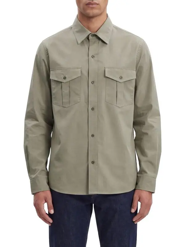 A.p.c. Cotton Shirt - Green