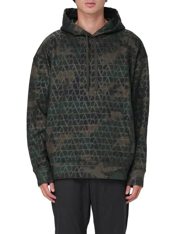 Valentino Garavani Camouflage Monogram Hoodie - Military