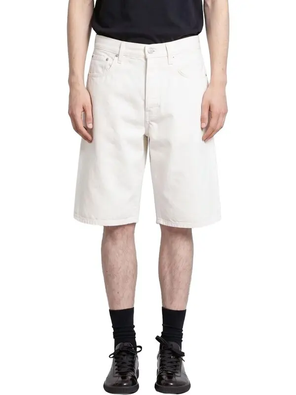 SUNFLOWER Cotton Denim Five-pocket Shorts - White