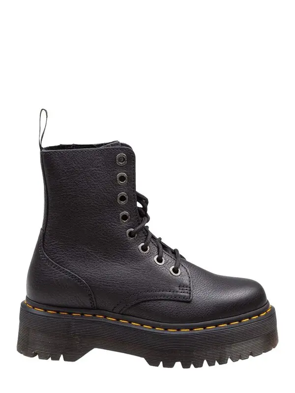 Dr. Martens Platform Combat Boots - Black