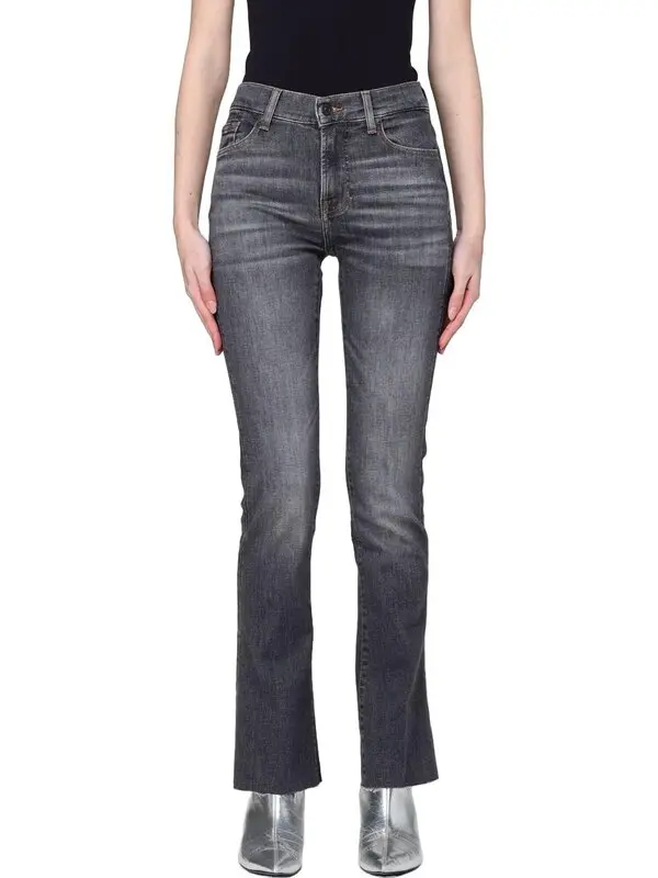 7 For All Mankind Slim Fit Stretch Denim Jeans - Grey