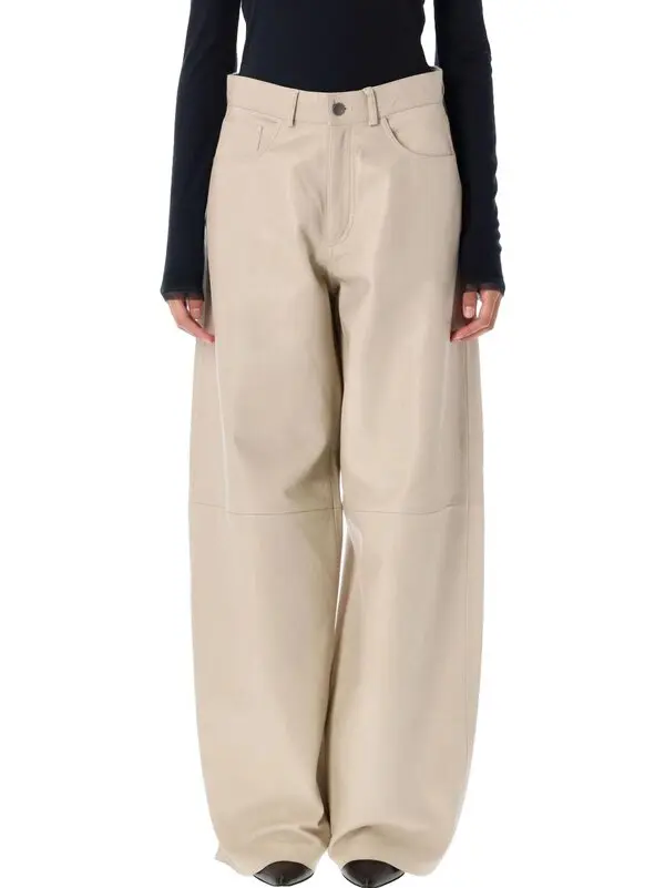 HAIKURE Wide Leg Trousers - Beige