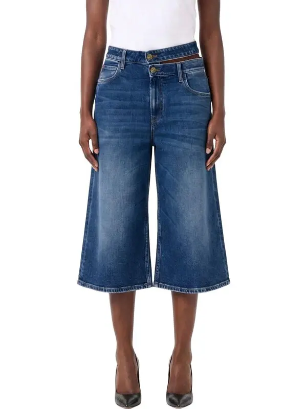 CYCLE Wide-leg Cropped Jeans - Blue