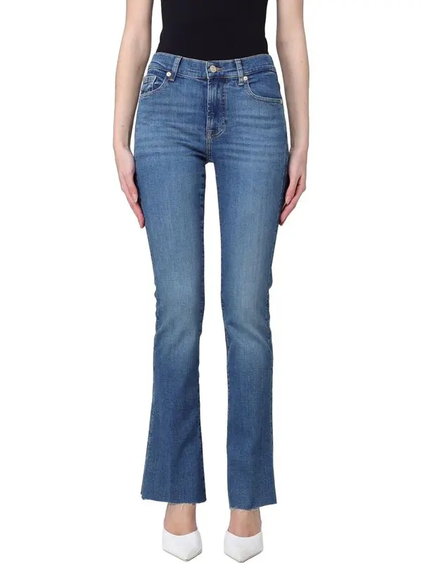 7 For All Mankind Slim Fit Stretch Denim Jeans - Blue