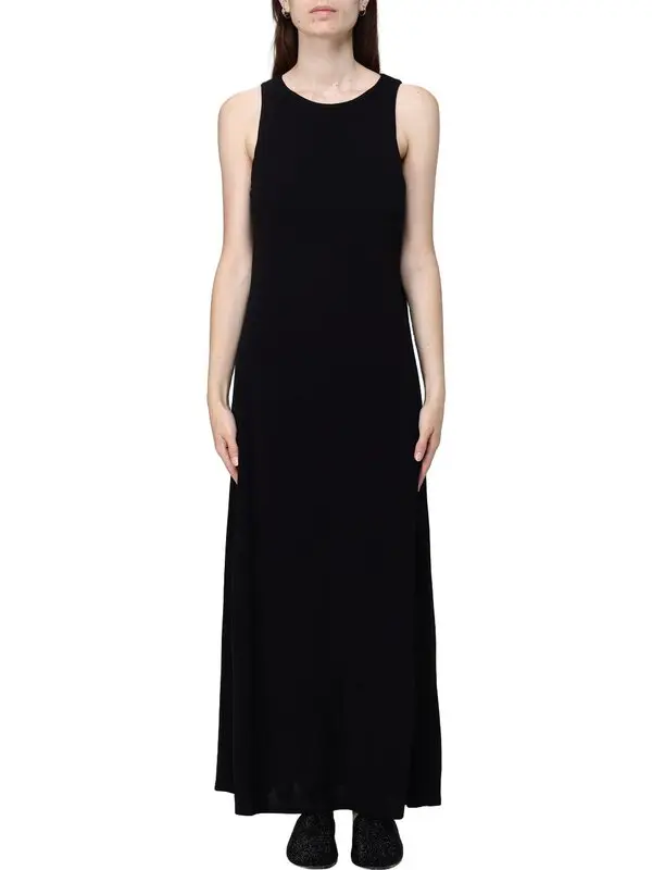 Max Mara Long Off-the-shoulder Tunic In Viscose Jersey - Black