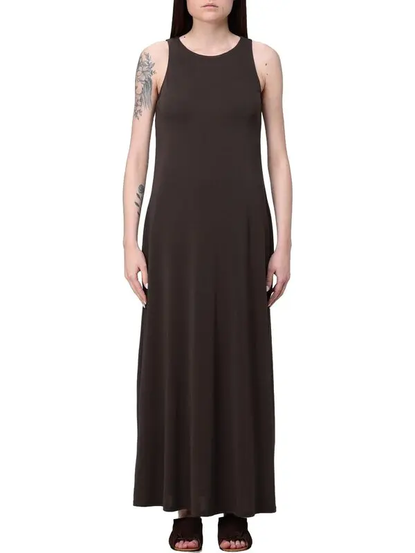 Max Mara Long Off-the-shoulder Tunic In Viscose Jersey - Brown