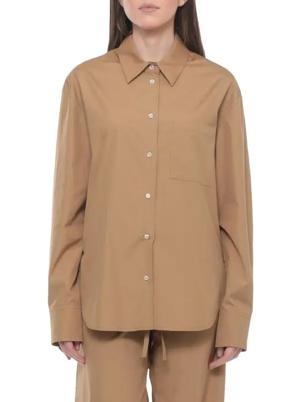 Loulou De Saison Classic Cotton Shirt - Brown