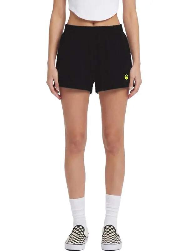 BARROW Cotton Sport Shorts - Black