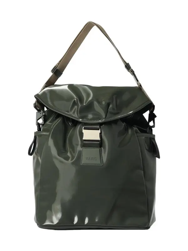 Rains Backpack With Buckle Closure - Green