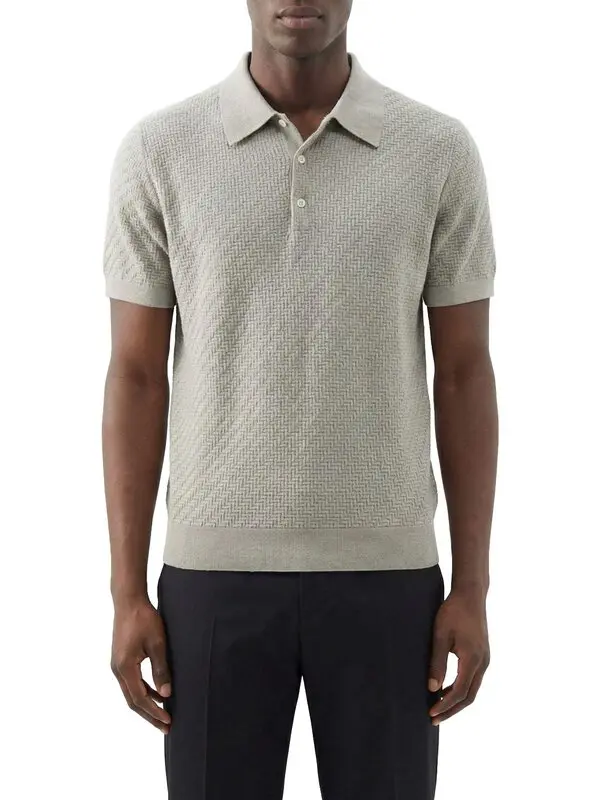 Brioni Polo Shirt Colour - Beige