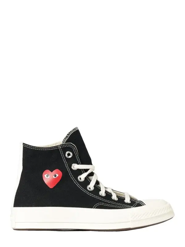 CONVERSE X COMME DES GARONS PLAY Chuck Taylor 70 High Top Sneakers - Black