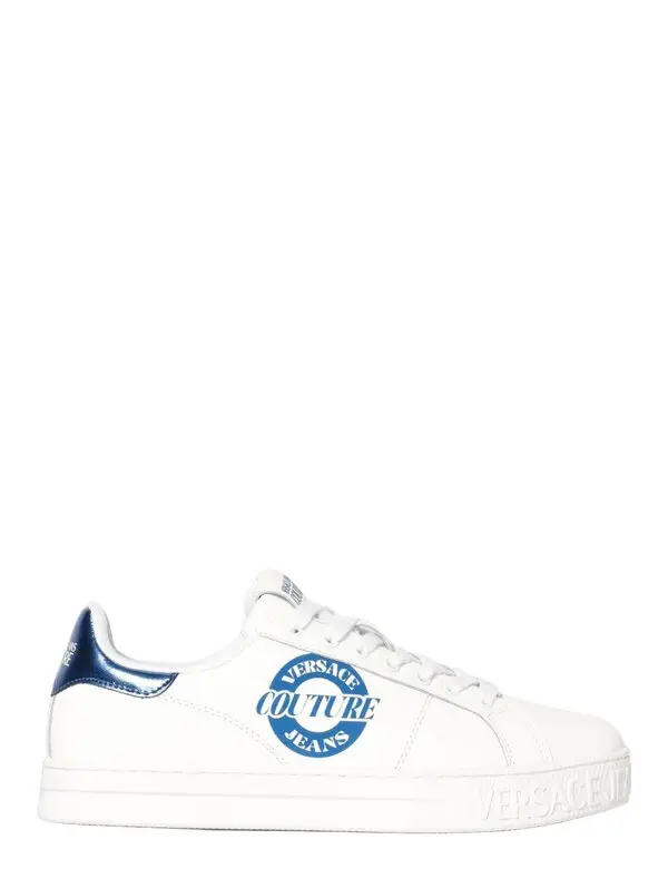 Versace Leather Sneakers - White