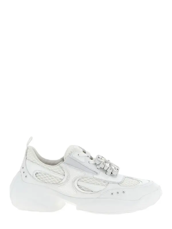 ROGER VIVIER Embellished Trainers - White