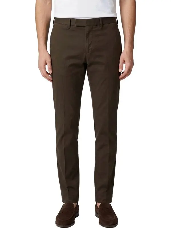 PT TORINO Stretch Cotton Chino Trousers - Beige